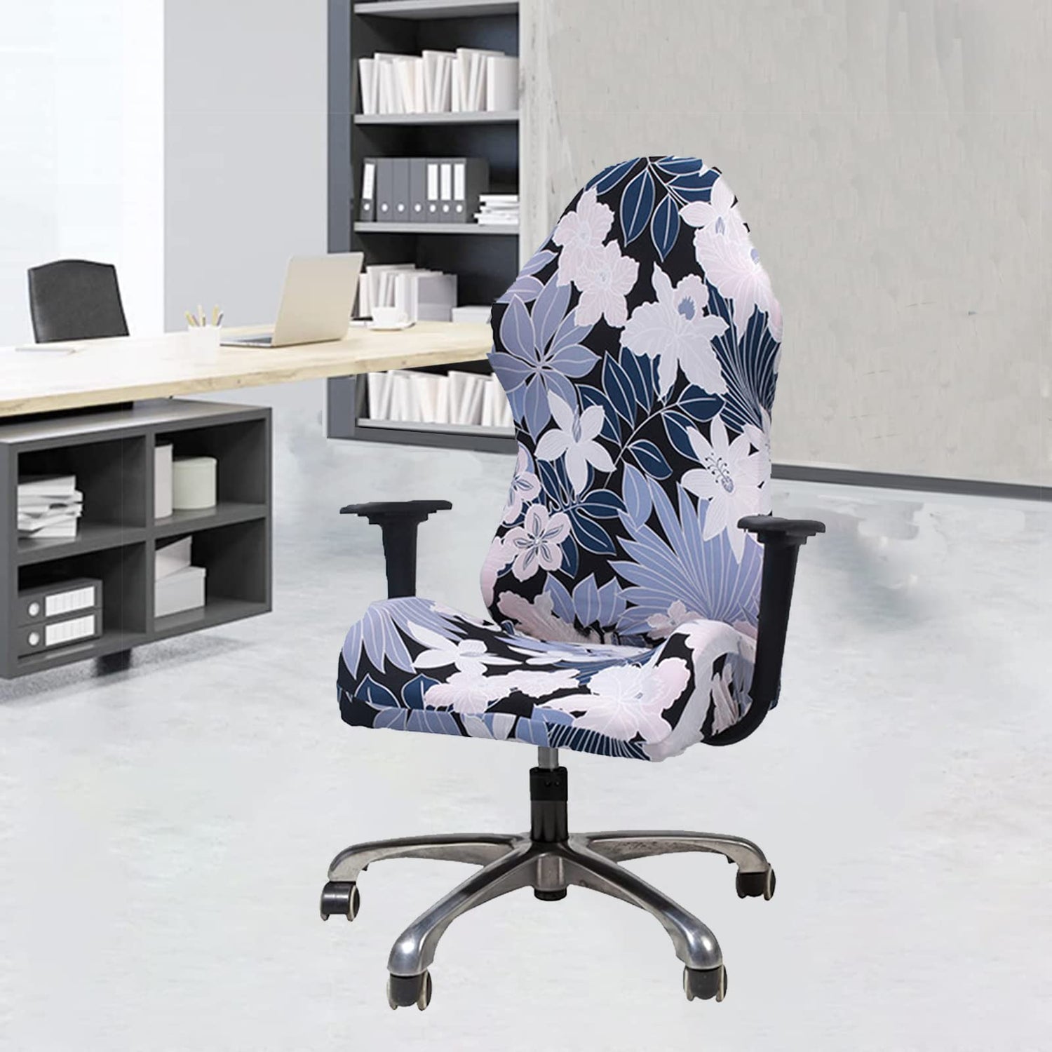 High Back Stretch Computer Chair Covers Stretch Computer Office Chair ...