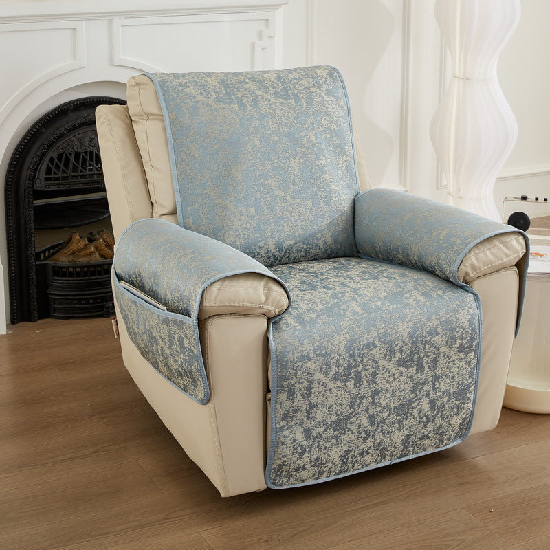 Recliner Cover Universal Non-slip Recliner Chair Cover With Storage Bag ...